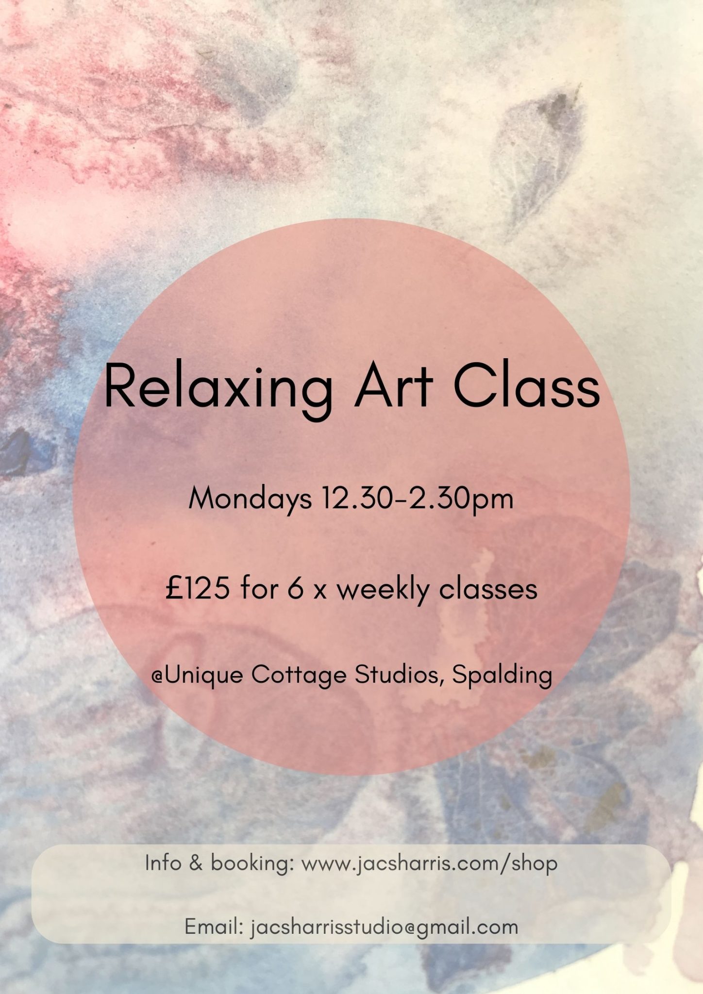 Relaxing Art Class - Unique Cottage Studios